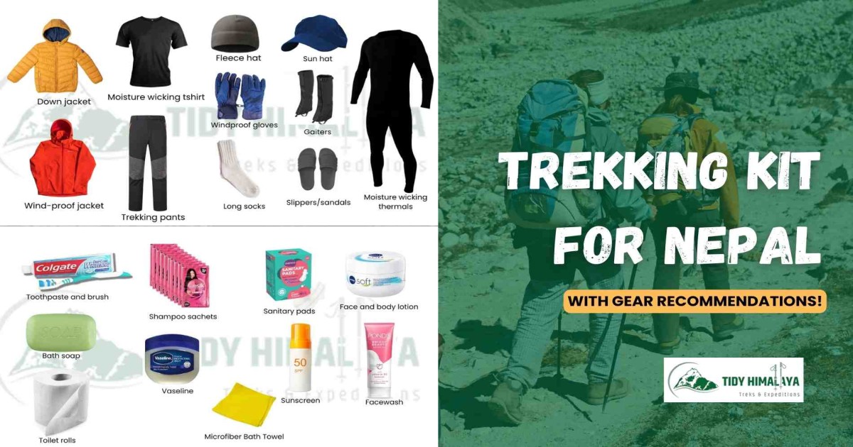 Trekking Kit for Nepal: Ultimate Guide - Tidy Himalaya